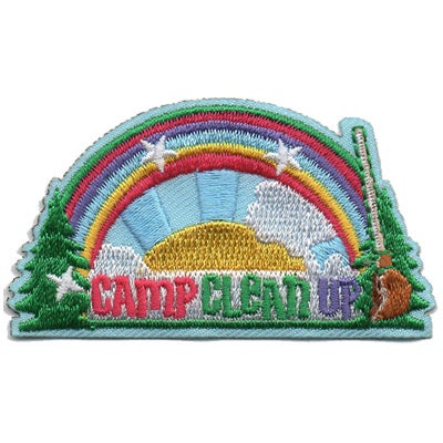 Camp Clean Up fun patch | Girl Scouts of NE Kansas and NW Missouri