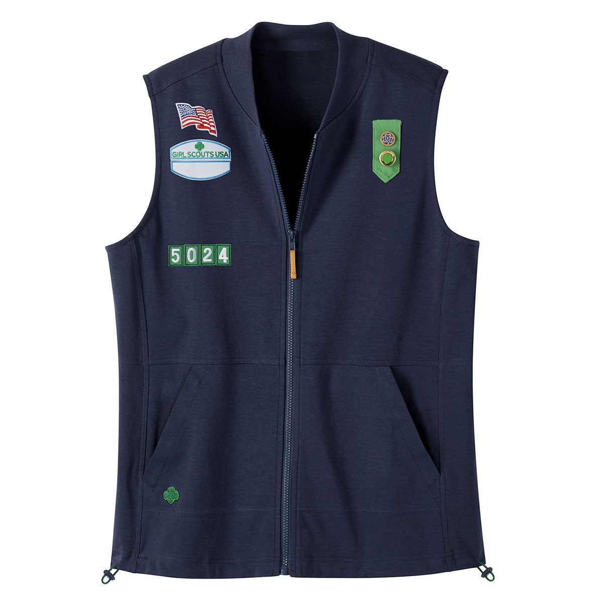 Adult Girl Scout Vest-new fabric | Girl Scouts of NE Kansas and NW Missouri