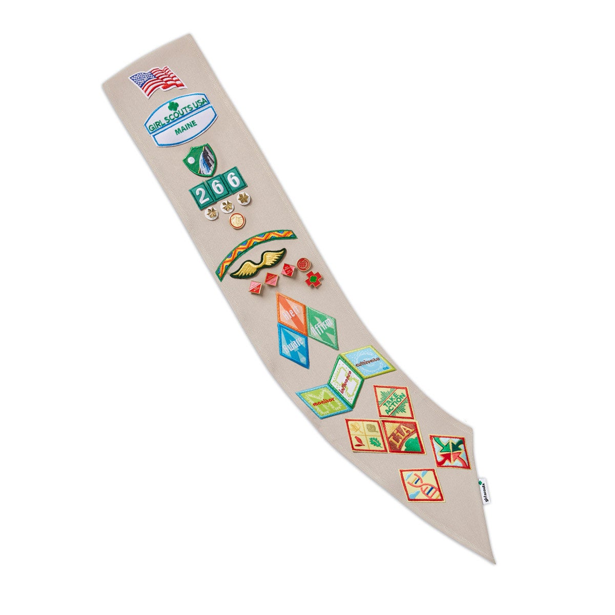 Official Cadette, Senior, Ambassador Pocket Sash | Girl Scouts of NE ...
