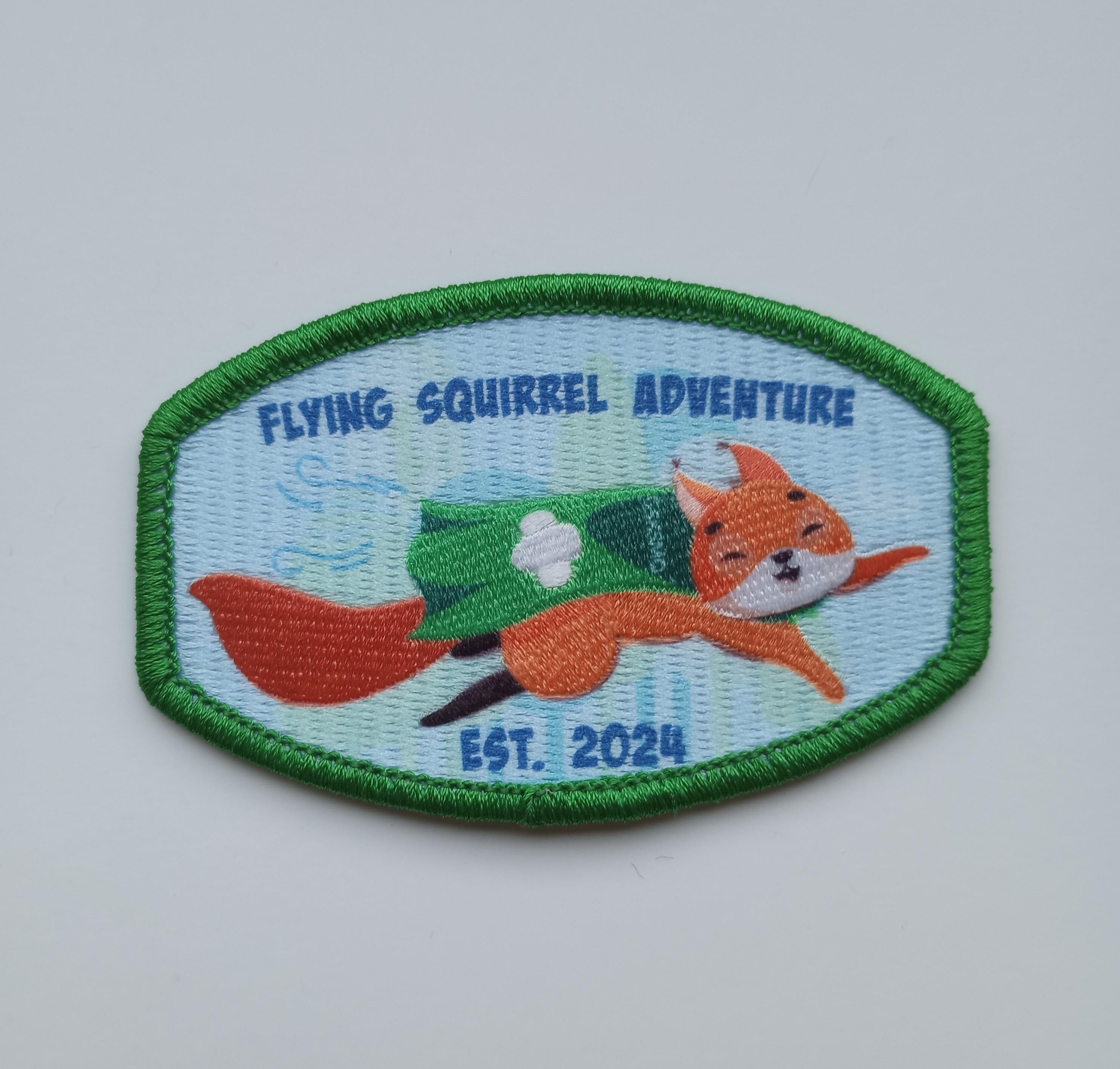 Flying Squirrel custom fun patch | Girl Scouts of NE Kansas and NW Missouri