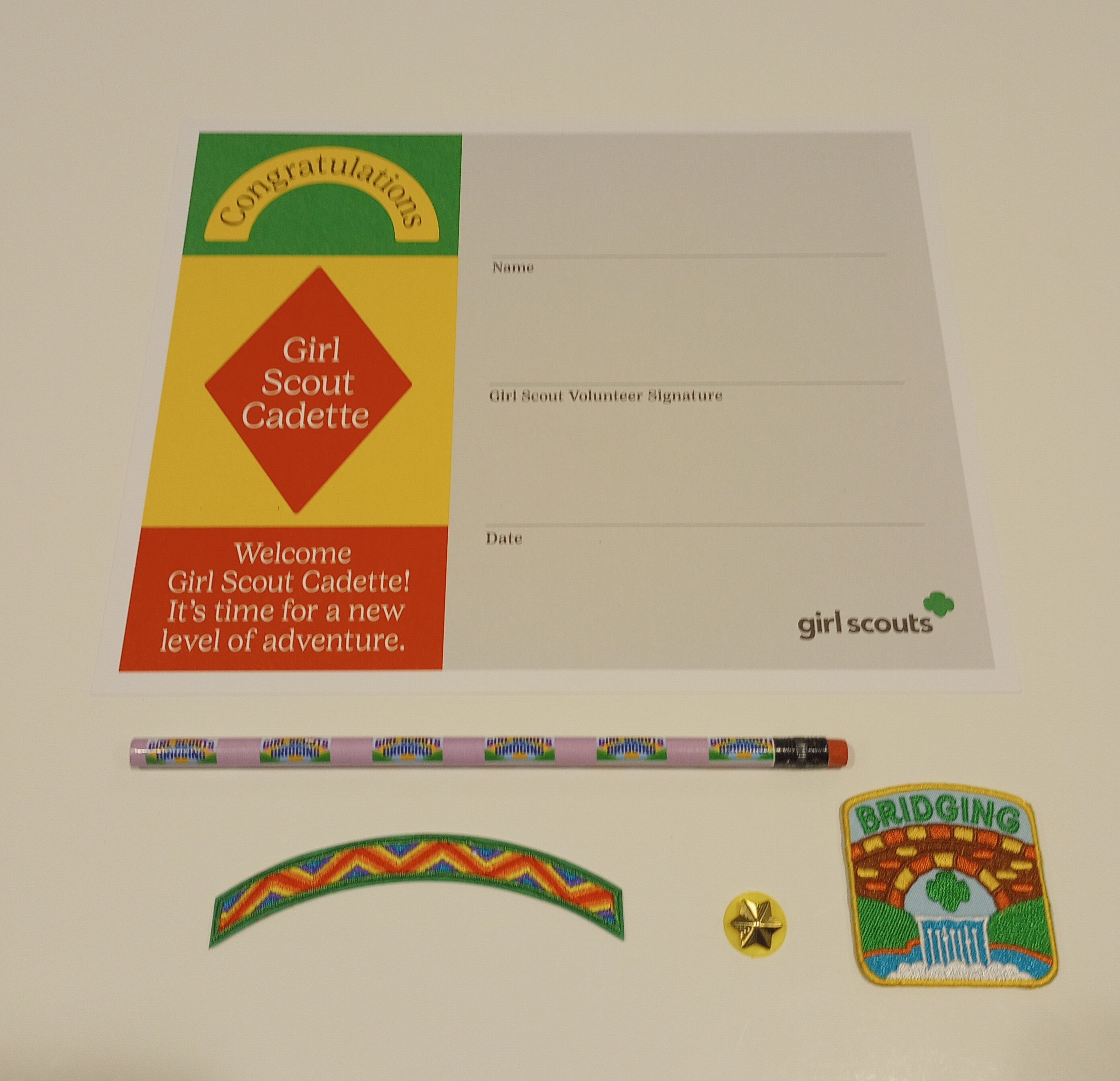 Cadette Bridging Kit | Girl Scouts of NE Kansas and NW Missouri
