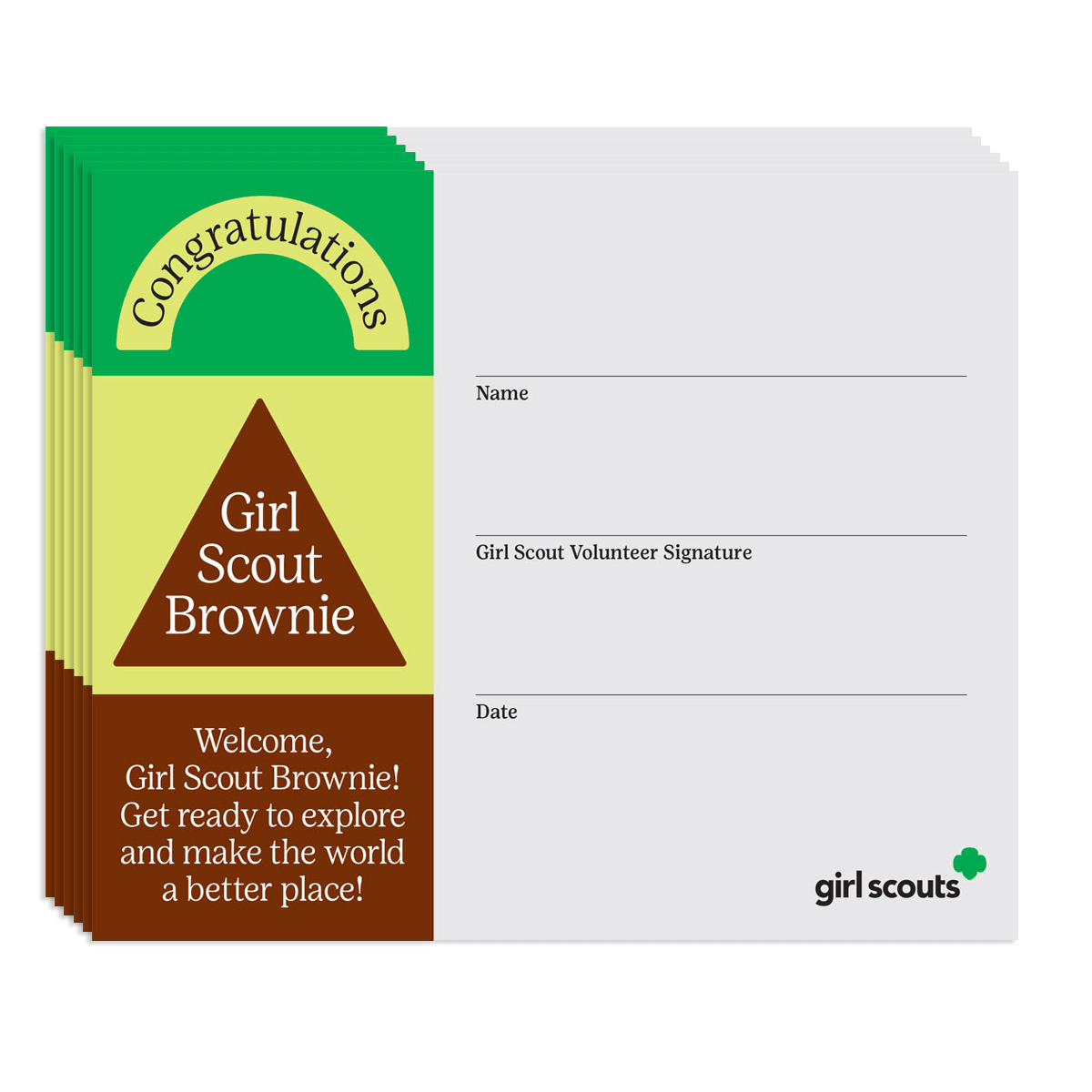 Girl Scout Award Certificate Templates
