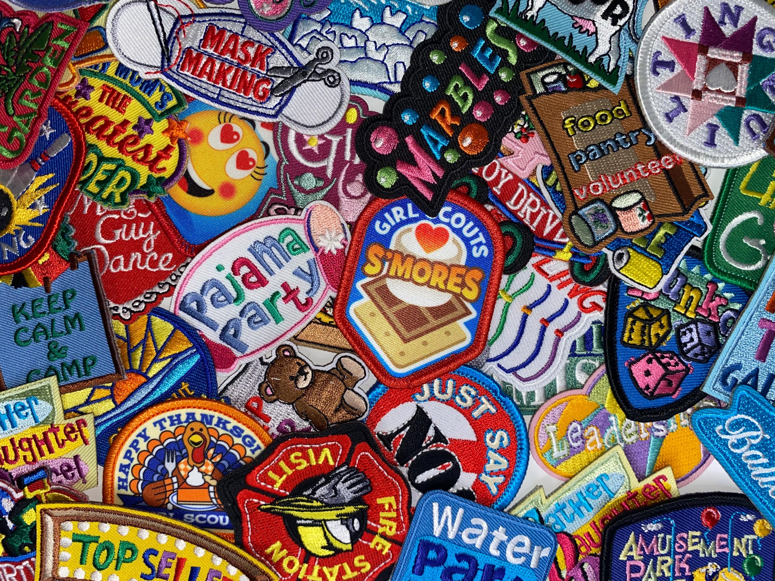 Custom Fun Patch Order via Advantage Emblems | Girl Scouts of NE Kansas ...