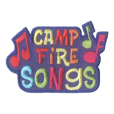 Camp Fire Songs (notes) Patch | Girl Scouts of NE Kansas and NW Missouri