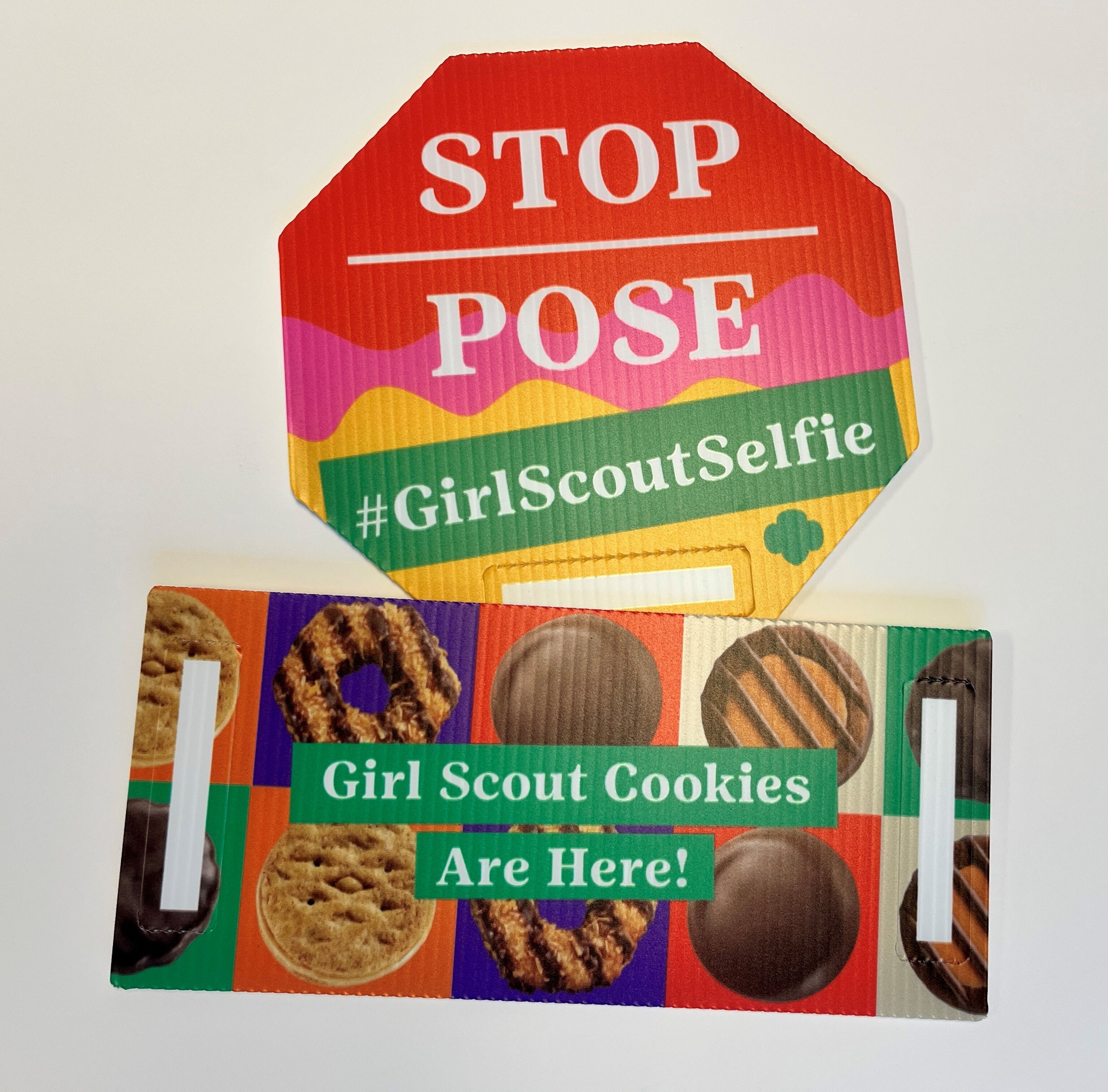 Cookie Selfie/booth sign set | Girl Scouts of NE Kansas and NW Missouri