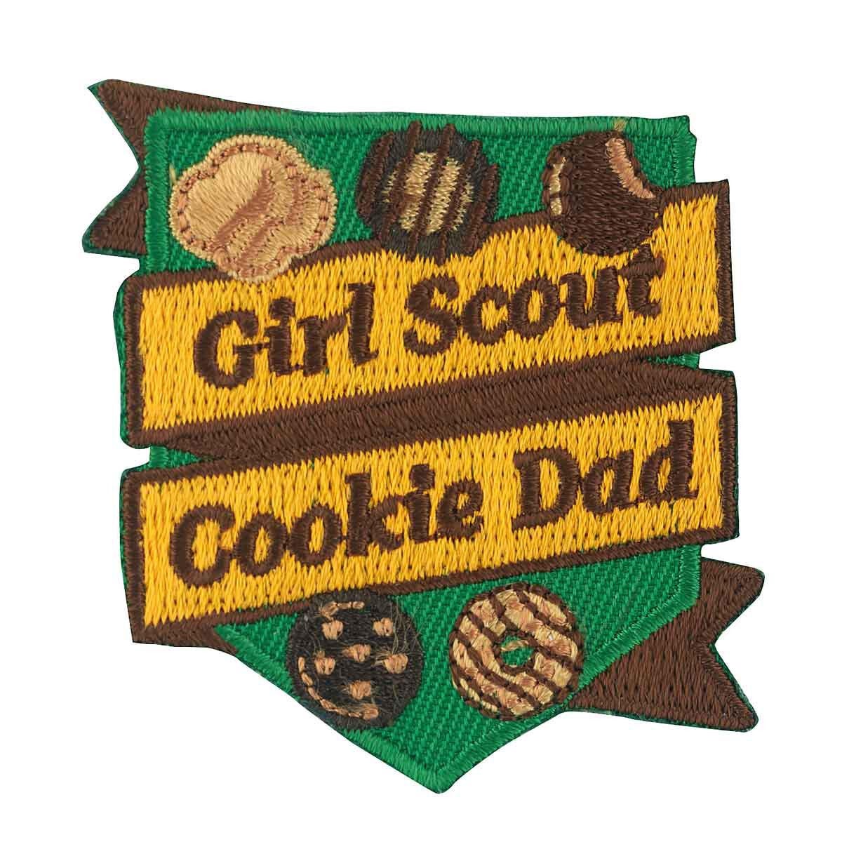 Girl Scout Cookie Dad Iron-On Patch | Girl Scouts of NE Kansas and NW Missouri